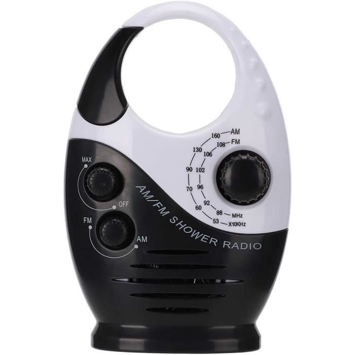 Radio Portable, Mini Radio De Douche Am-Fm Avec Haut-Parleur Intégré ...