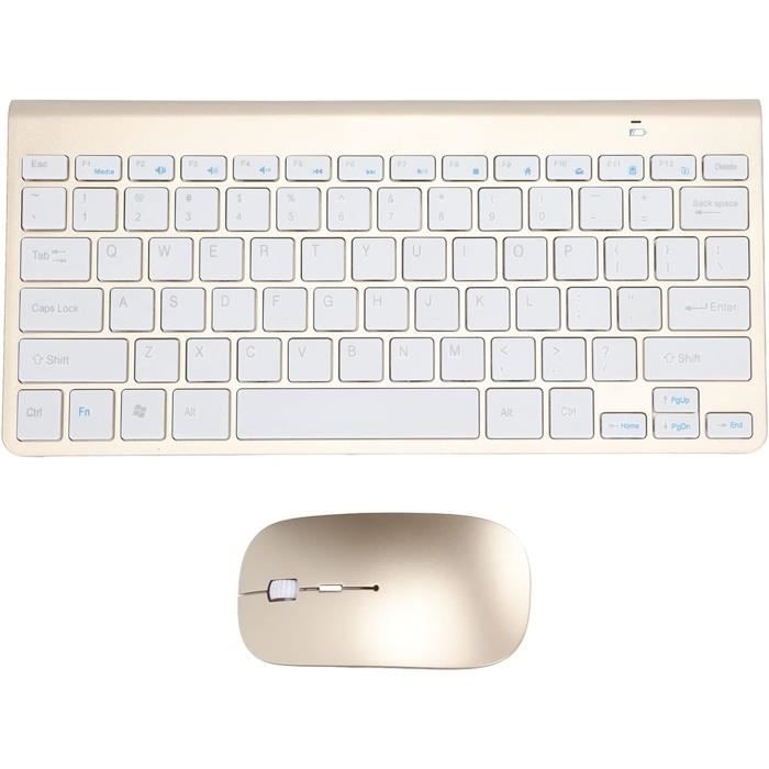 Combo Clavier Souris Sans Fil, Souris Clavier D'Ordinateur Sans Fil ...