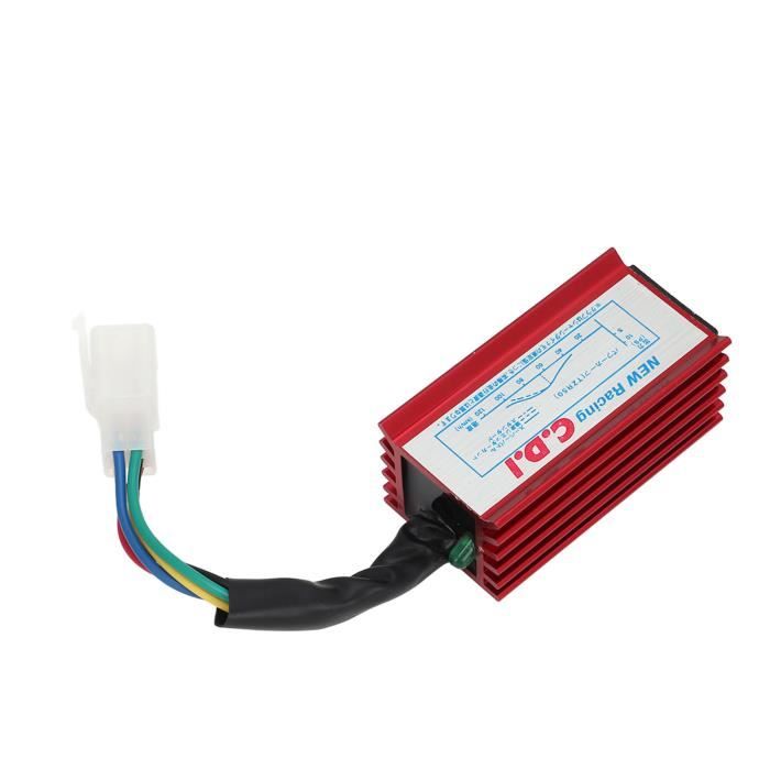 Vvikizy-Boîte CDI de course Racing CDI Box Module de commande rouge à 5 ...
