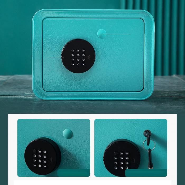Mini coffre-fort électronique pour enfants - YOSOO - Rouge Bleu ...