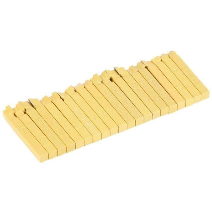 Outil de tournage 20 pièces 14 'outils de tour carbure pointe de ...