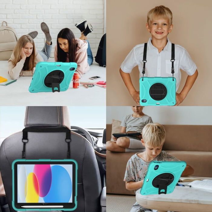 Étui de protection robuste pour Samsung Tab A8 2021 - Couleur verte ...