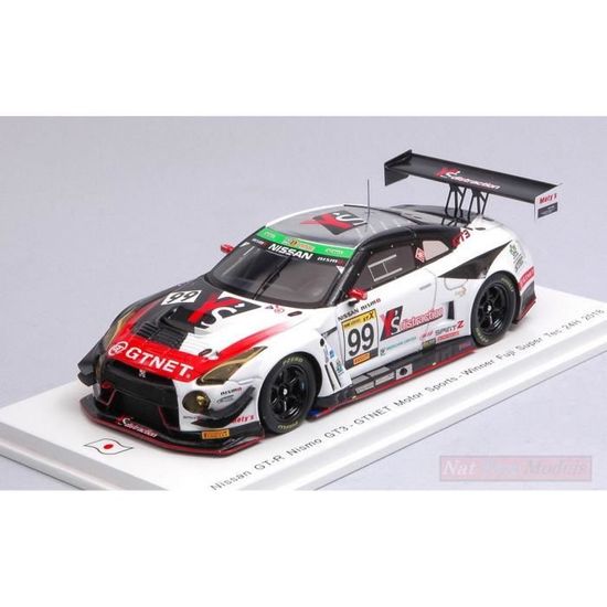 SPARK MODEL SJ067 NISSAN GT-R N.99 FUJI SUPER TEC 2018 HAMANO-HOSHINO 1:43 - Cdiscount Jeux - Jouets