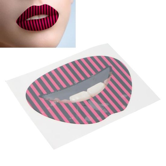 Autocollant de lèvres roses Autocollants pour les lèvres, non toxiques ...