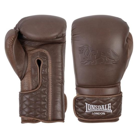 Gants de boxe Lonsdale Vintage Spar Gloves - vintage brown - 12 oz ...