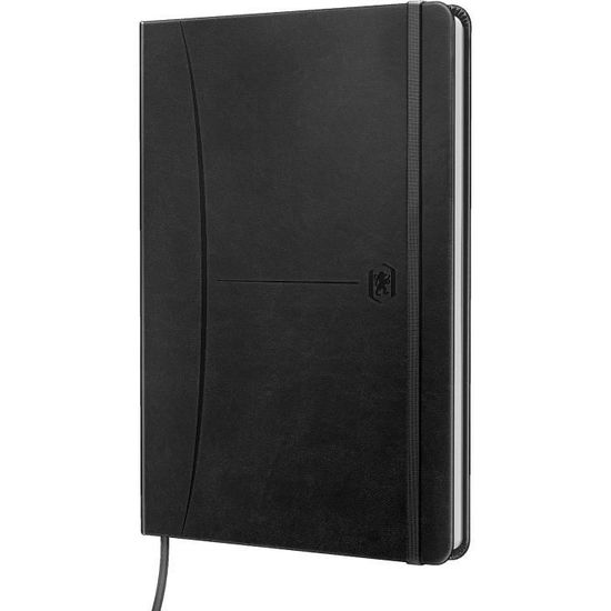 Oxford Signature, Carnet A5 feuilles blanches, couverture extra cousue ...