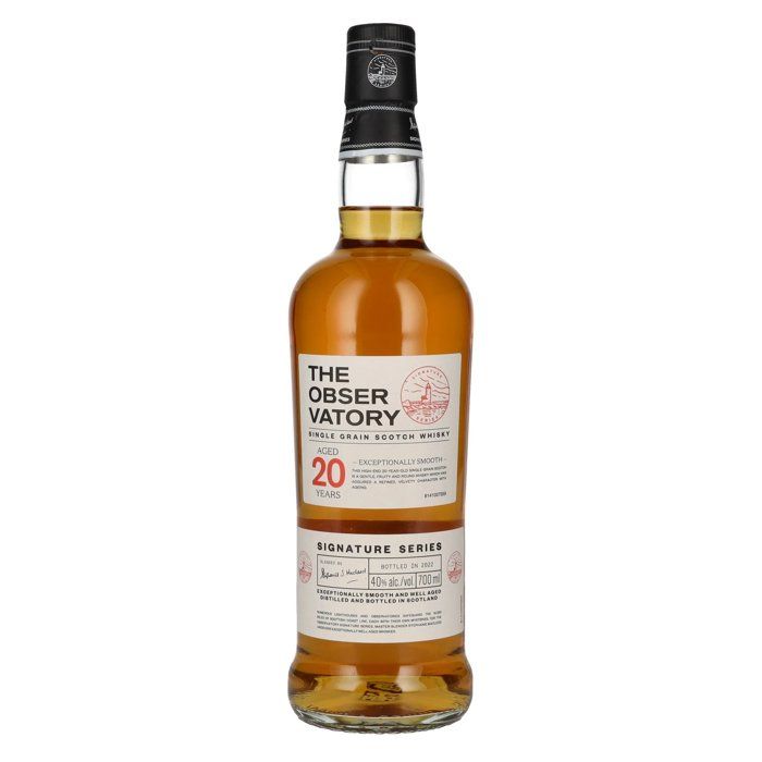 The Observatory 20 Years Old Single Grain Signature Series 40% Vol. 0,7l en boîte cadeau - Achat ...