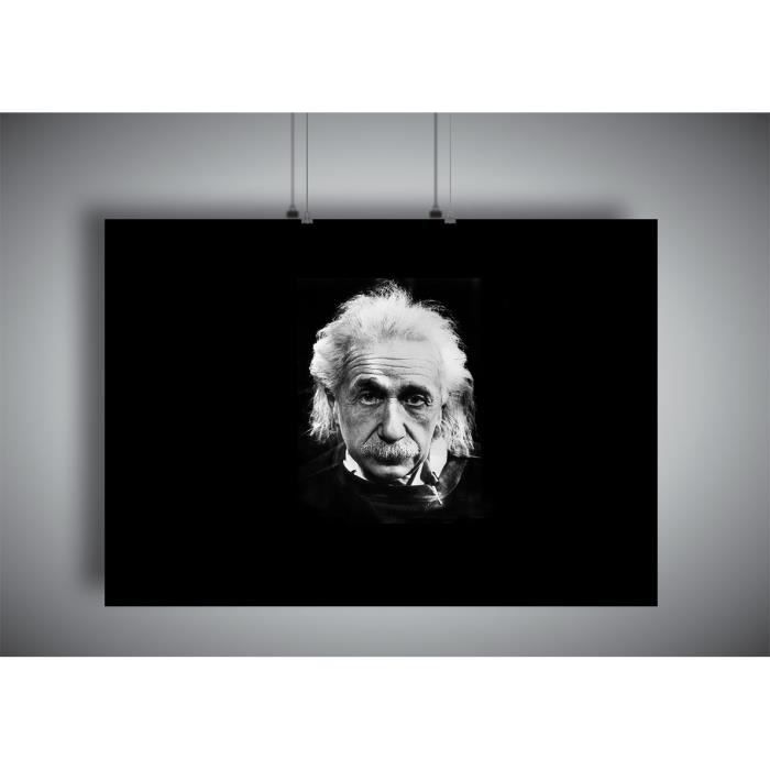 Poster ALBERT EINSTEIN Wall Art 02 - A3 (42x29,7cm) - Cdiscount Maison