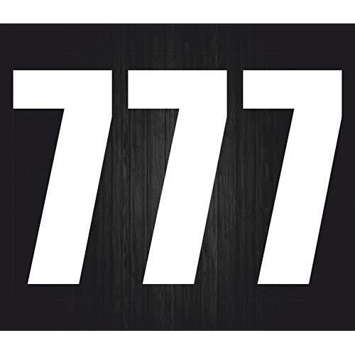 Set 3X Autocollant Sticker Voiture Moto Porte Numero Nombre Chiffre ...