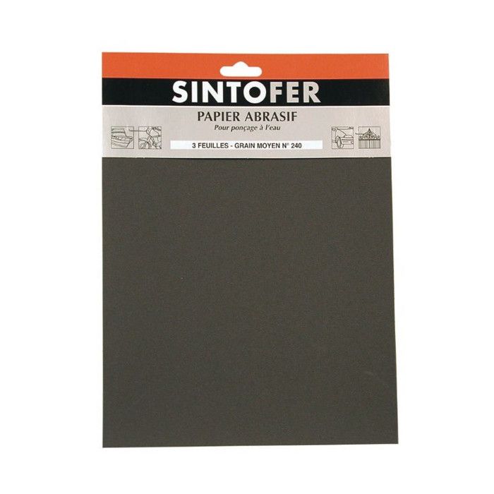 Papier abrasif 3 feuilles pour ponçage à l'eau … - Achat / Vente ...