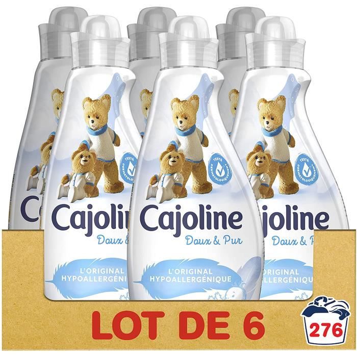 Adoucissant concentré x276, doux pur, hypoallergénique bébé, peaux sensibles, assouplissant ...