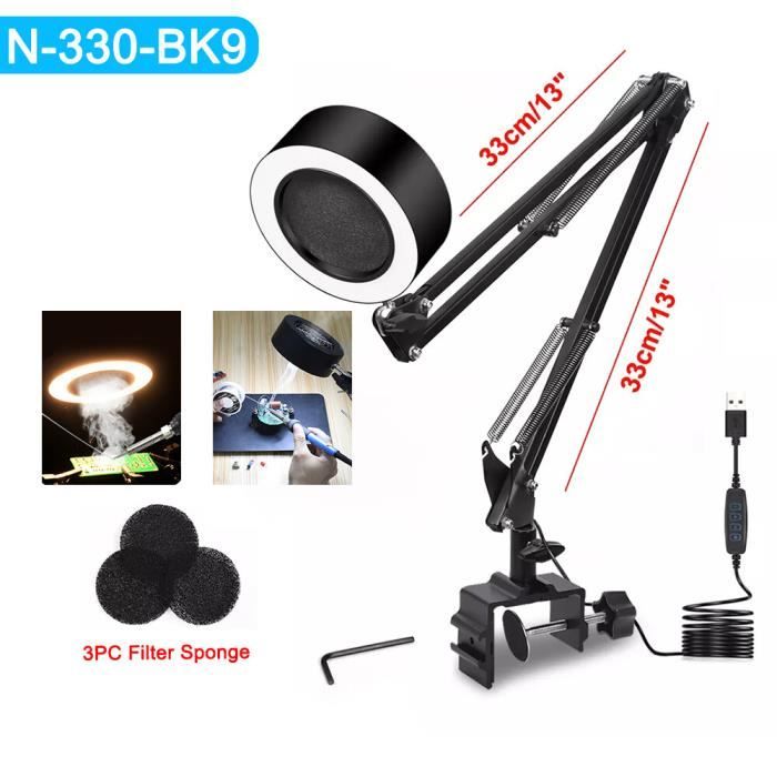 Poste a souder,dispositif anti-fumée de soudure 3 en 1,Portable,pliable ...