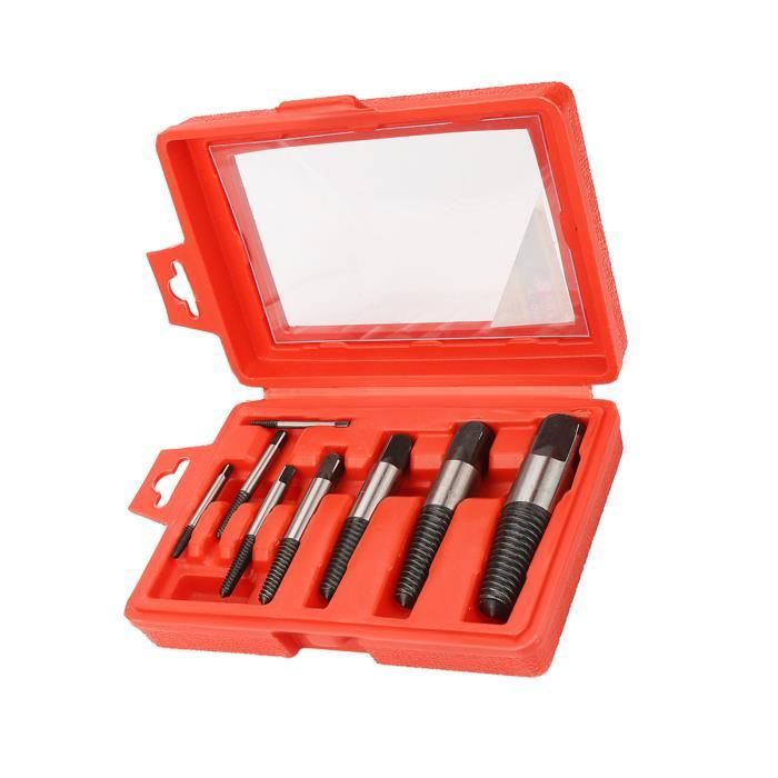 Cikonielf extracteur de boulon 8 pièces extracteurs de boulons à vis cassés dissolvant outil de ...