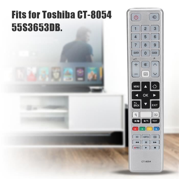 Télécommande - CUQUE - CT-8054 - Compatible Toshiba - Grands boutons ...