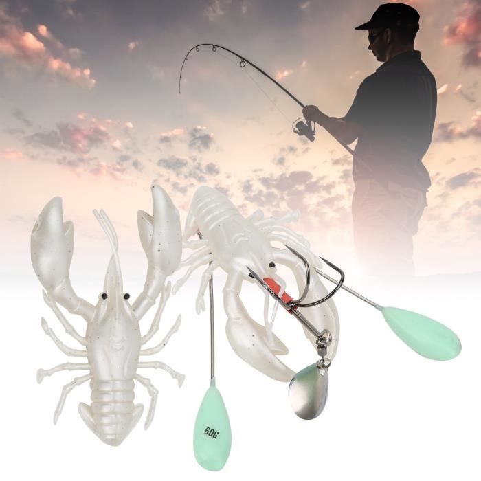 Leurre de pêche en PVC leurres réalistes Appât artificiel en forme d ...