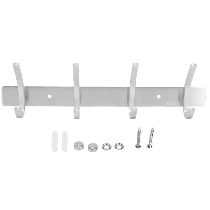 Crochet suspendu, crochet de vêtements en acier inoxydable ferme simple ...