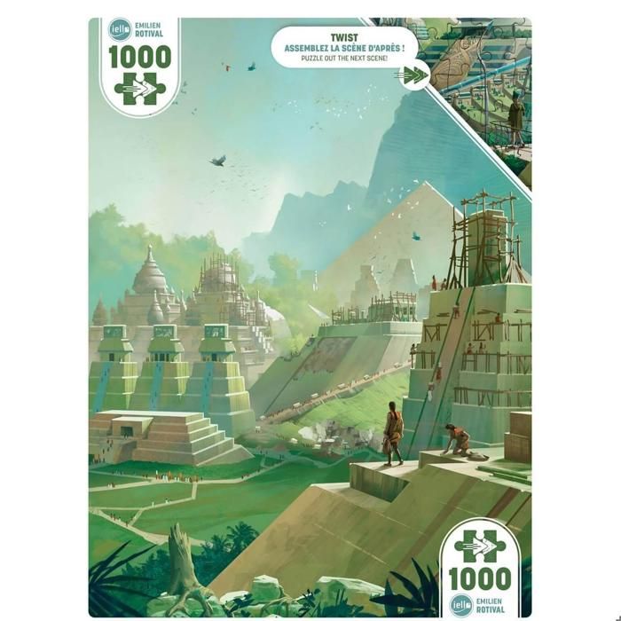 Puzzle 1000 pièces TWIST : Pyramide Antique - Cdiscount Jeux - Jouets