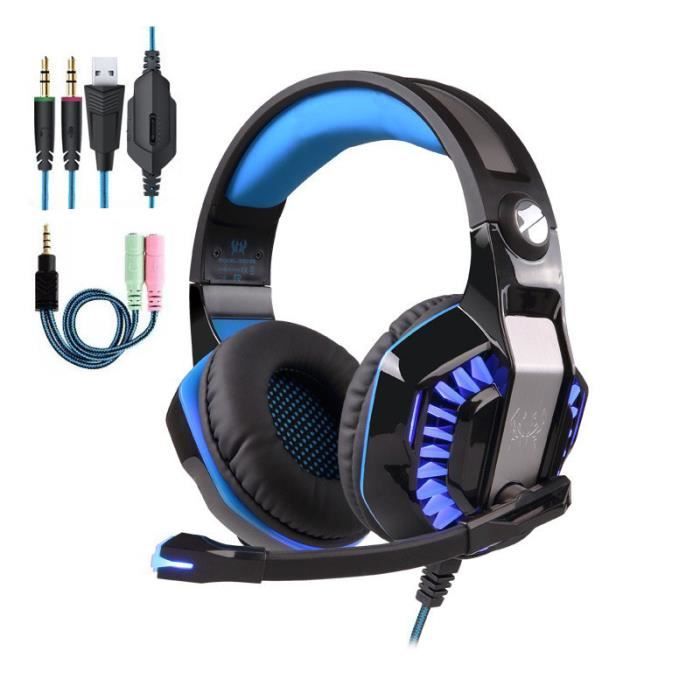PORTE CASQUE Indro G2000 Deuxième Génération Casque De Jeu D'ordinateur ...