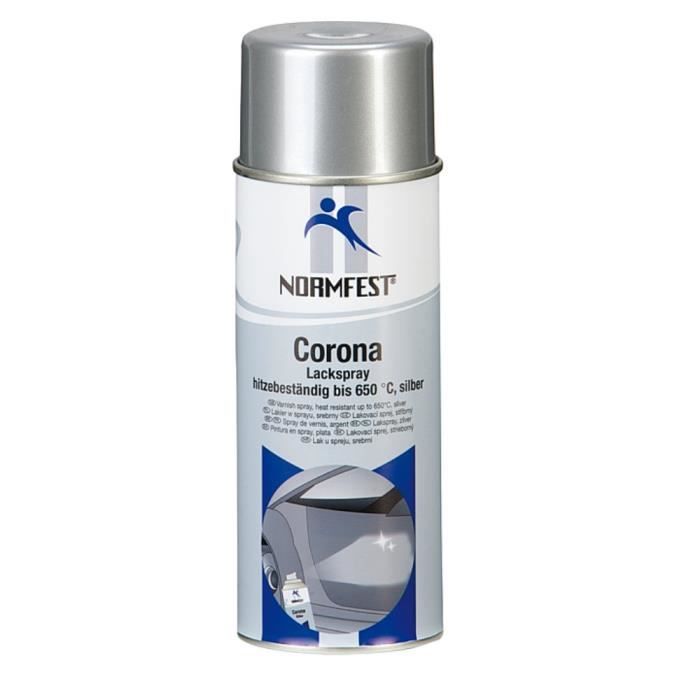 Normfest Spray Corona argent 400ml résistant à la chaleur - Cdiscount Auto