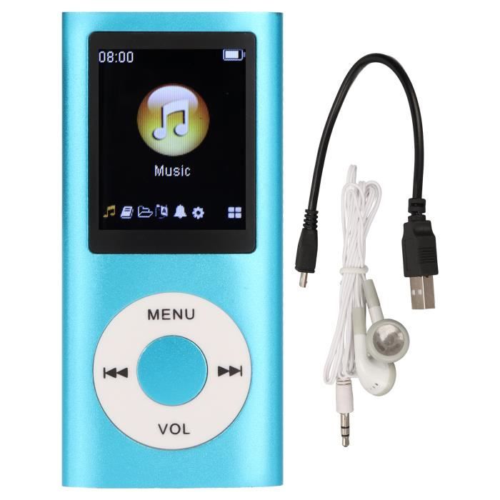 Qiilu Mini lecteur de musique MP4 Lecteur MP4 élégant multifonctionnel ...