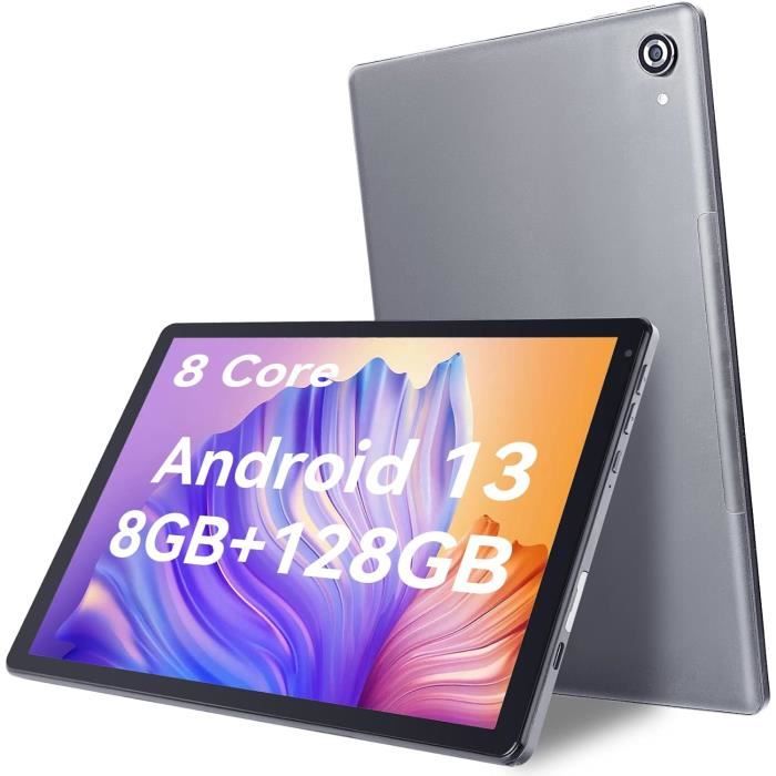 Tablette Android 13 Tablettes 10 Pouces 8-Core, 8 Go + 128 Go (Tf 1 To ...