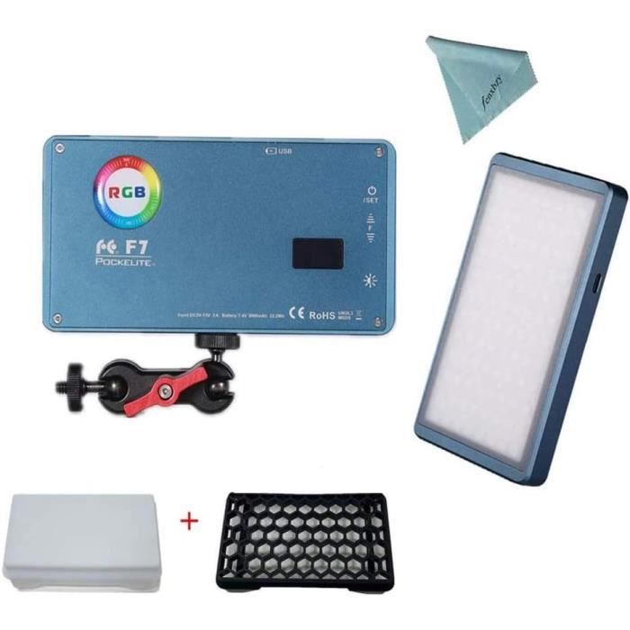 Falcon Eyes F7 Rgb 12W Led On Camera Light Rgb Video Lights Built-In Battery Pocket Size Bi ...