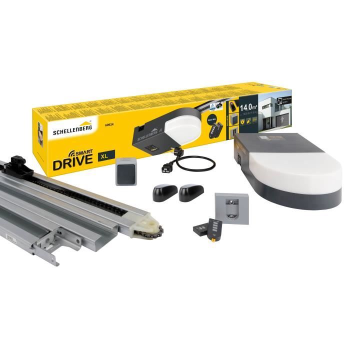 Motorisation porte de garage Smart DRIVE XL - SCHELLENBERG - Kit complet - 1000 N - 868 MHz ...