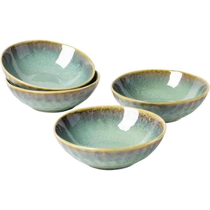 Henten Home Bol Poke Bowl-Bol à Soupe de 4 pièces - 800ml, Bols à ...