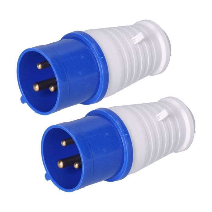 Tbest 3 Pin Industrial Connector, Waterproof Industrial Plug Connector ...