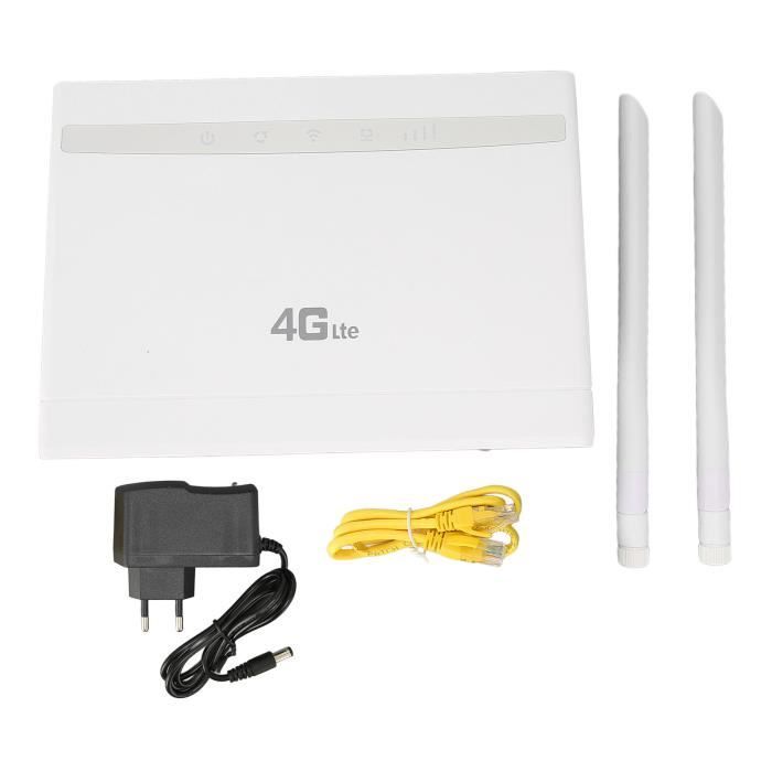 CHE routeur WiFi 4G Routeur CPE 4G, prise en charge du routeur WiFi IPV4 IPV6 300 Mbps 4G pour ...
