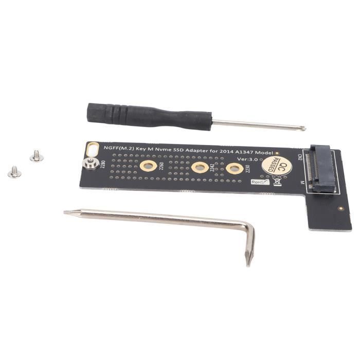 TMISHION carte adaptateur SSD Carte adaptateur M.2 NGFF M Key NVME SSD carte de conversion avec ...
