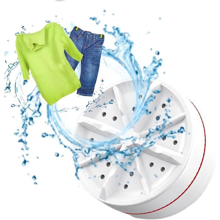 Mini Laveuse Portable, Machine À Laver Puissante De 27 W, Laveuse Turbo ...