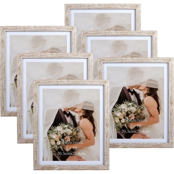 20x25CM Cadre Photo Beige 20X25 Cm Lot De 6, Cadres Photo Avec ...