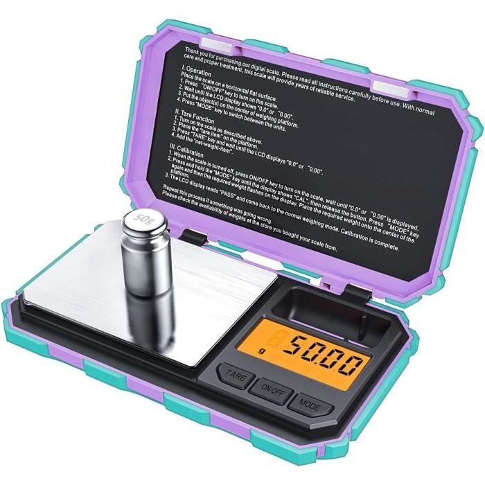 Balance De Précision, 200G-0.01G, 50G De Poids D'Étalonnage, Balance De Precision 0.01G, Balance ...