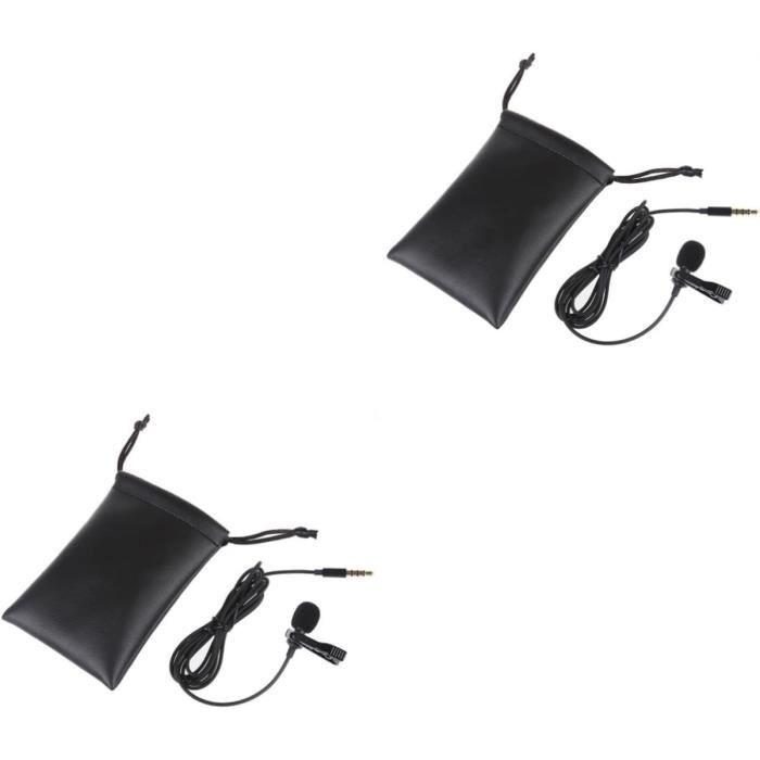 2 Pièces Microphones À Condensateur Mini-Micros Micro Filaire Micro Pro ...