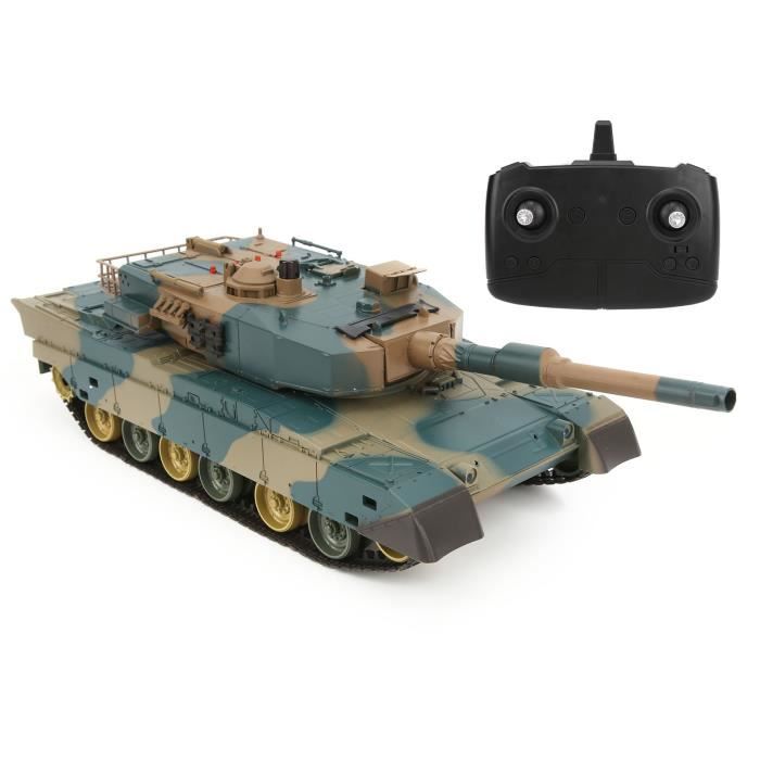 Zerone Réservoir T90 3808‑1 1/24 T90 2.4GHz Radio Control RC Militaire Battle Main Tank Modèle ...