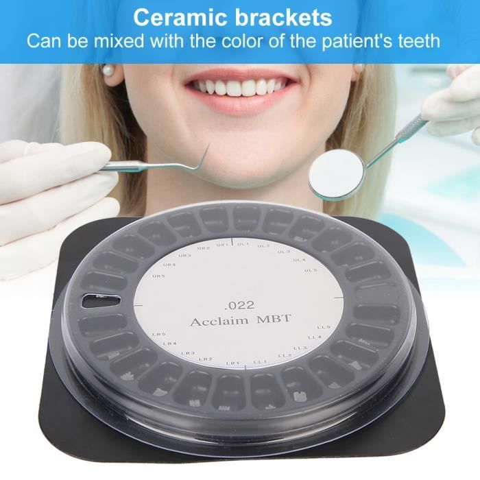 Qqmora Support orthodontique Supports en céramique orthodontiques ...