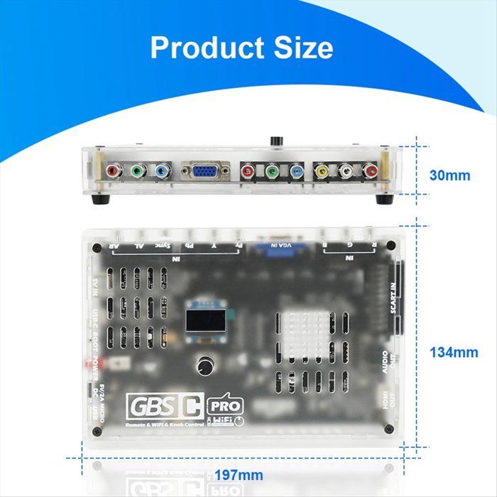 Convertisseur Vidéo GBS Control Pro pour Consoles de Jeux GBSC Remote ...