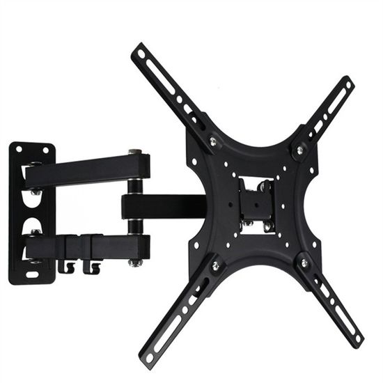 Support TV mural pivotant 32-55pouces 200x200mm - Inclinaison réglable ...