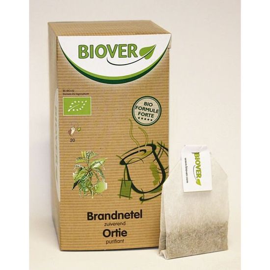 Tisane Ortie Bio - 20 sachets - Biover - Cdiscount Au quotidien