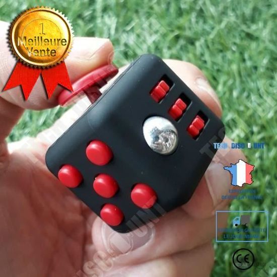 TD® Jeu de Dextérité cube/ Cadeau Maestro Noir Et Rouge/ Décompression ...