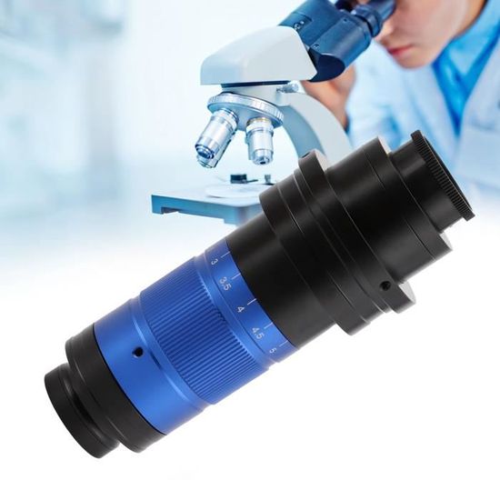 Lentille de microscope monoculaire YOSOO 32X‑255X - Réglage Continu ...