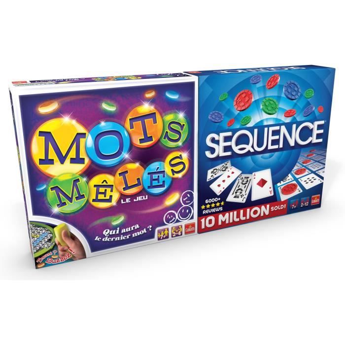 Môts Mêlés+Sequence - Jeu de société - GOLIATH - Cdiscount Jeux - Jouets