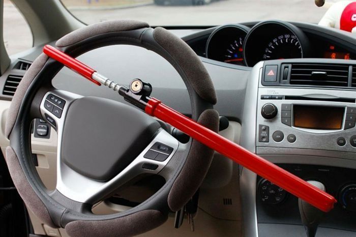 Barre Bloque Volant, Canne Antivol Auto et voiture, Bloque système ...