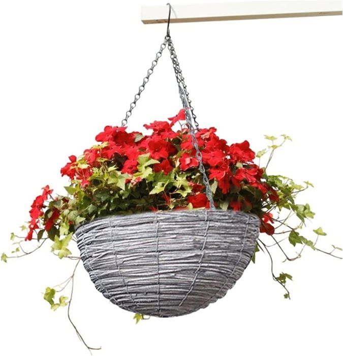 Pots de Fleurs à Suspendre Jardin suspendu pots de fleurs de fleurs ...