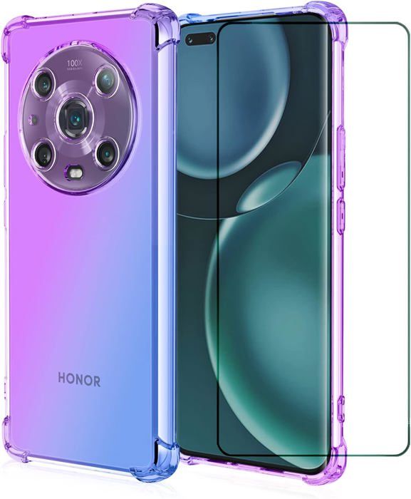 Coque Honor Magic 4 Pro avec Protecteur d'écran et étui Silicone ...