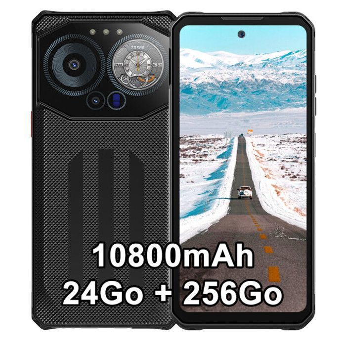 IIIF150 B3 Smartphone Robuste - 20Go + 256Go - 10800mAh - Double Écran ...