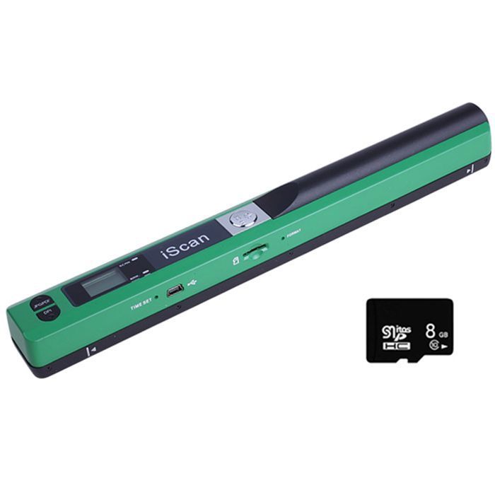 Scanner Portable A4 Sans fil - 300/600/900 DPI, JPG/PDF - Carte SD 8Go ...