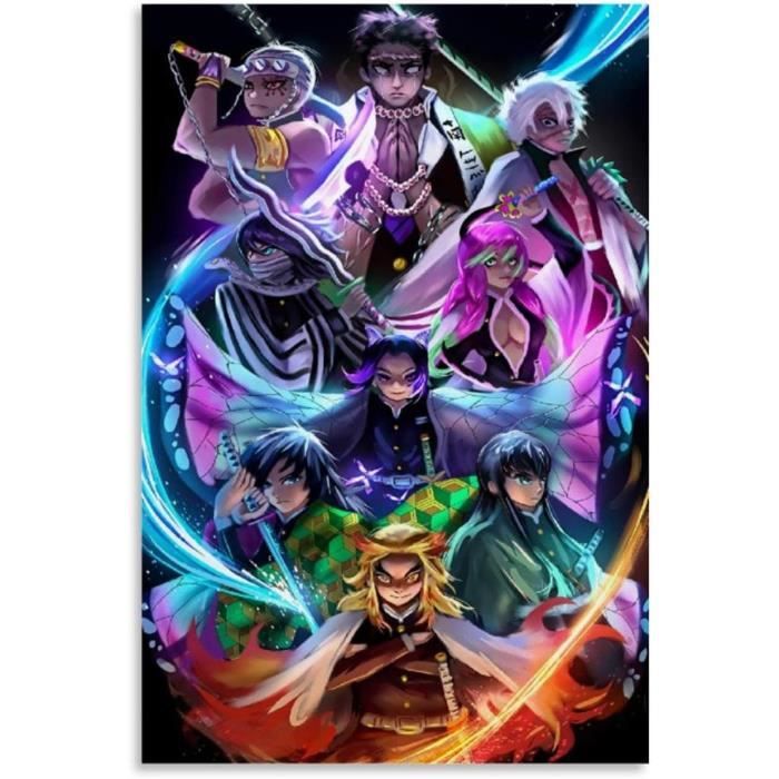 Poster De L'Animé Demon Slayer Rengoku Shinjurou & Uzui Tengen ...