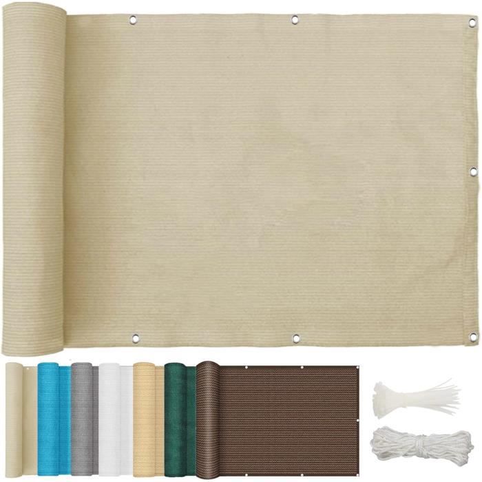 Brise-Vue Balcon Clôture 100 X 650 Cm Toile De Balcon, Ecran De ...